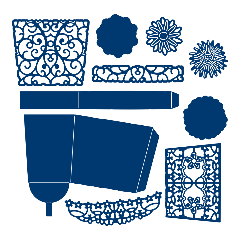 Flower Pot Die Set – Tattered Lace