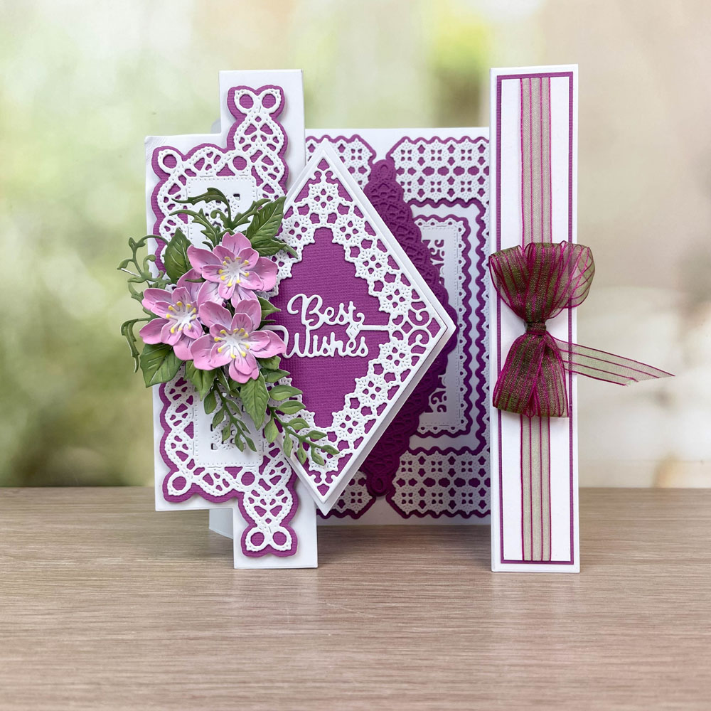 Double Doily Diamond Card Shape Die Set – Tattered Lace