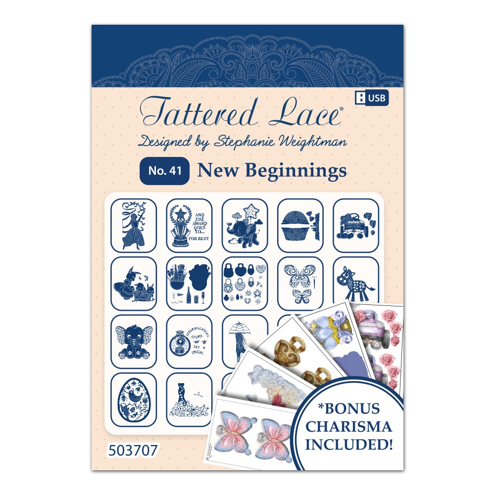 USB No 41: New Beginnings – Tattered Lace