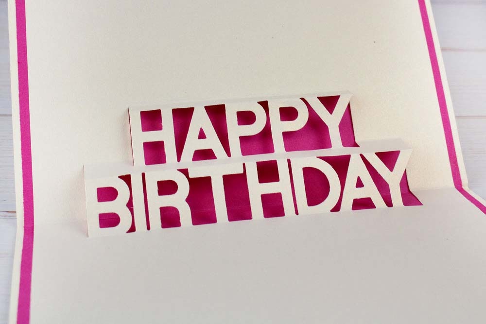 Happy Birthday Mini Pop Up Word Die Set – Tattered Lace